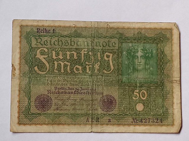 50 Maraka 1919.g - Nemačka -