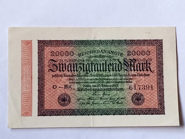 20 000 Maraka 1923.g - Nemačka  -