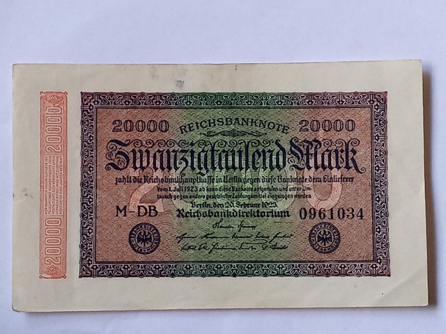 20 000 Maraka 1923.g - Nemačka  -