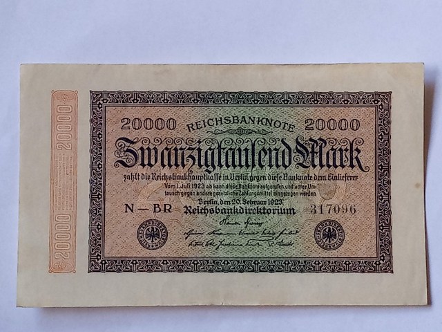20 000 Maraka 1923.g - Nemačka  -