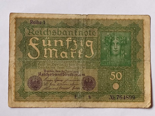 50 Maraka 1919.g - Nemačka - Reihe 1 -