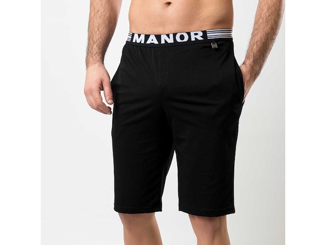 Manor underwear crne muške bermude
