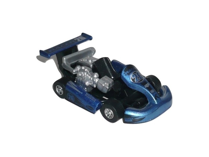 Karting racer, pull back autic, plavi