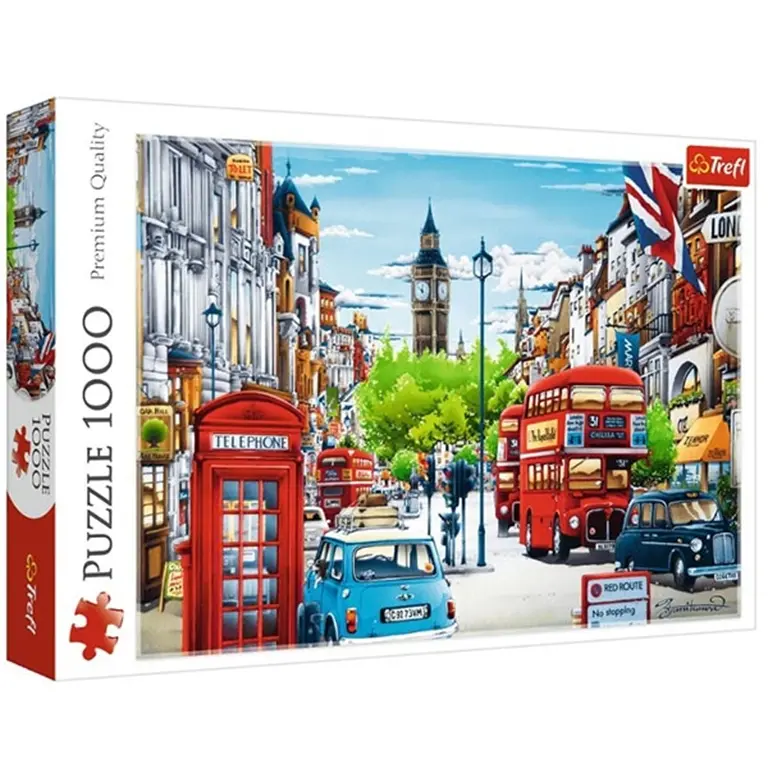 Trefl TREFL PUZZLE 1000 DELOVA - London street (10557)