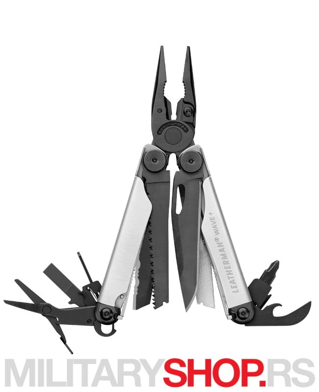 Multitool Leatherman WAVE Plus Silver-Black klešta