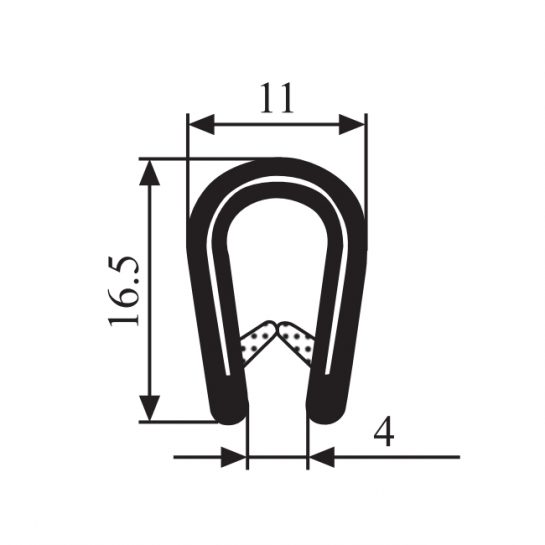 Gumeni profil, keder – M300000500