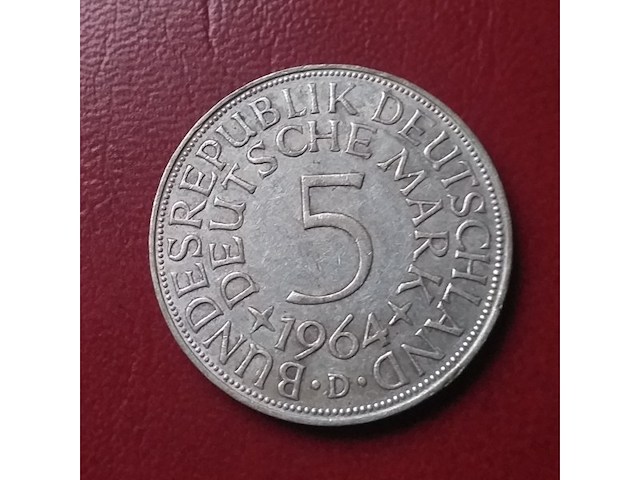 5 MARAKA 1964 D srebro