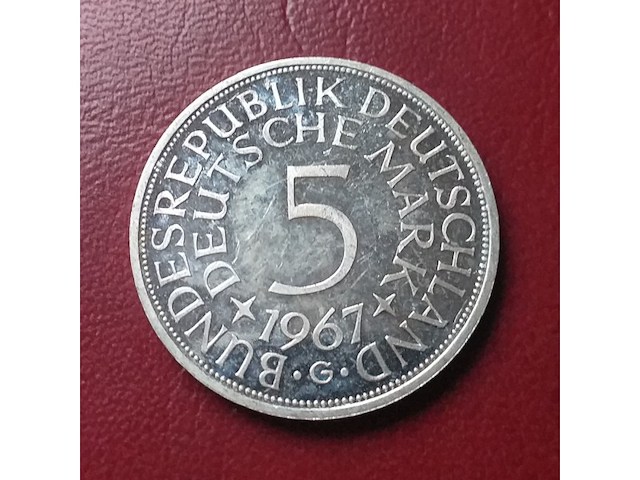 5 MARAKA 1967 G srebro