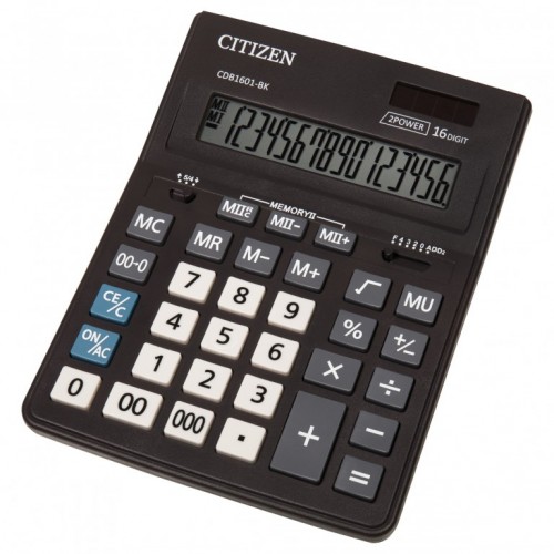 Stoni poslovni kalkulator Citizen CDB-1601-BK