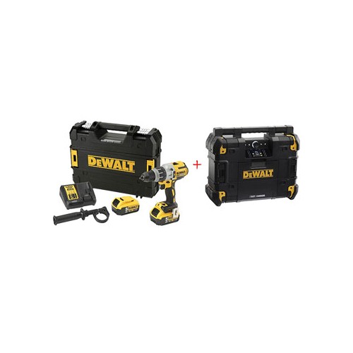 DeWalt akumulatorski vibracioni odvijač-bušilica bez četkica 18V/5Ah DCD996P2R