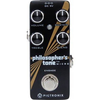 Music box
Pigtronix PHILOSOPHER'S TONE OPTICAL COMPRESSOR + SUSTAINER