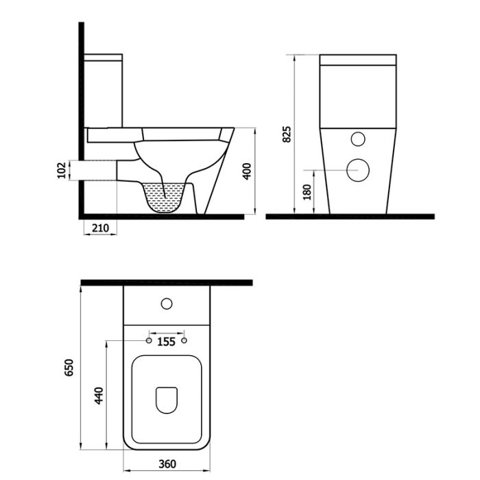 LOFT WC monoblok BTW