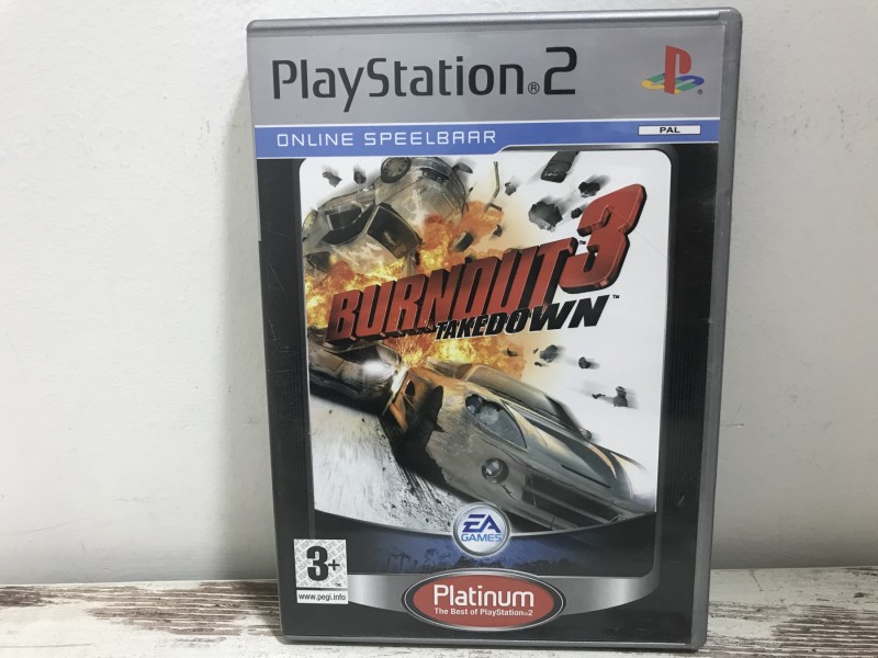 Burnout 3 Takedown PLATINUM - PS2 igra