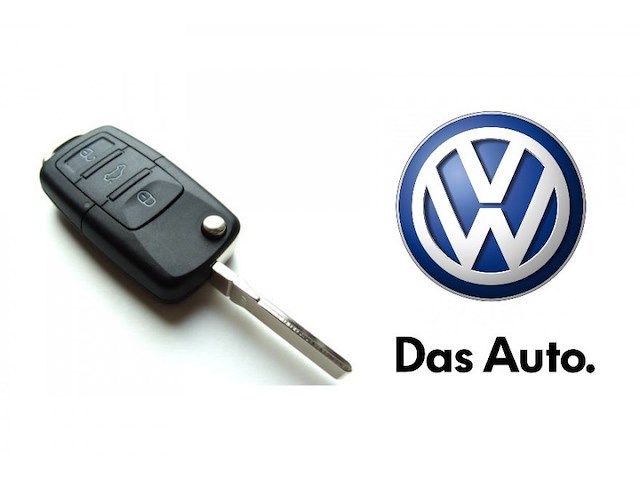 VOLKSWAGEN kljuc sa tri dugmeta - skakavac VW