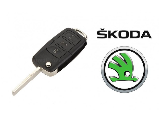 SKODA kljuc sa tri dugmeta - skakavac