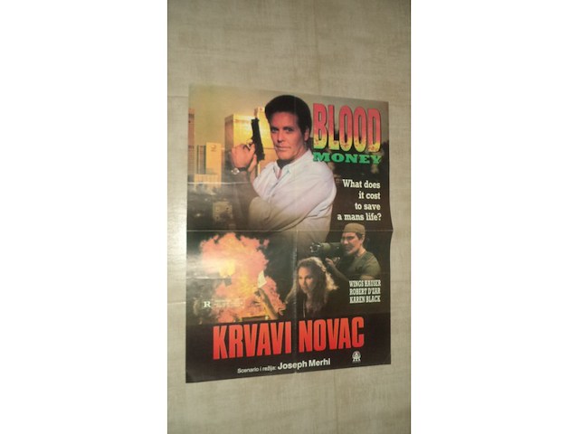 filmski plakat: KRVAVI NOVAC