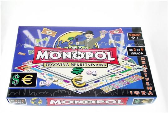 Monopol na srpskom - drustvena igra