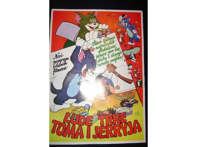Filmski poster Lude trke Toma i Jerryja 1979