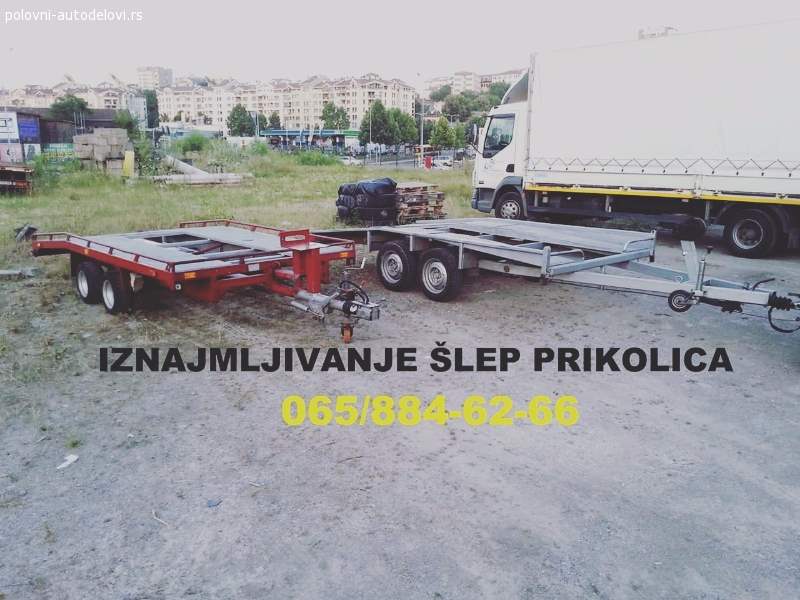 Iznajmljivanje slep prikolica 065/884-6266