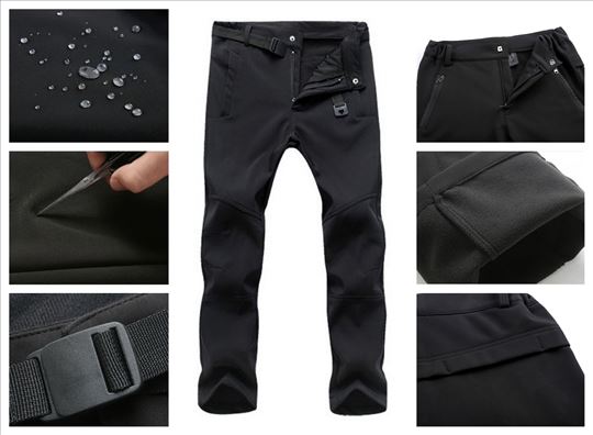 Termo nepromocive Soft shell pantalone watherproof