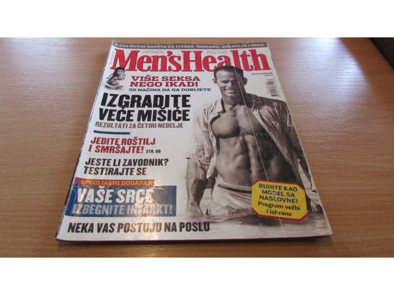 MEN`S HEALTH septembar 2004.