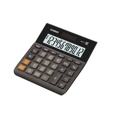 CASIO Kalkulator stoni MH-12 black