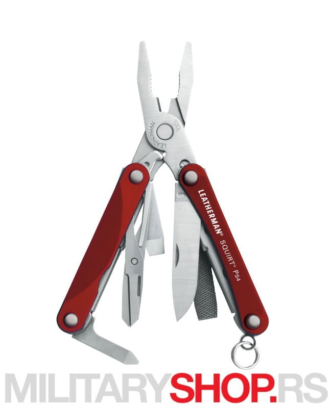 Multi tool klešta Leatherman SQUIRT PS4 Red