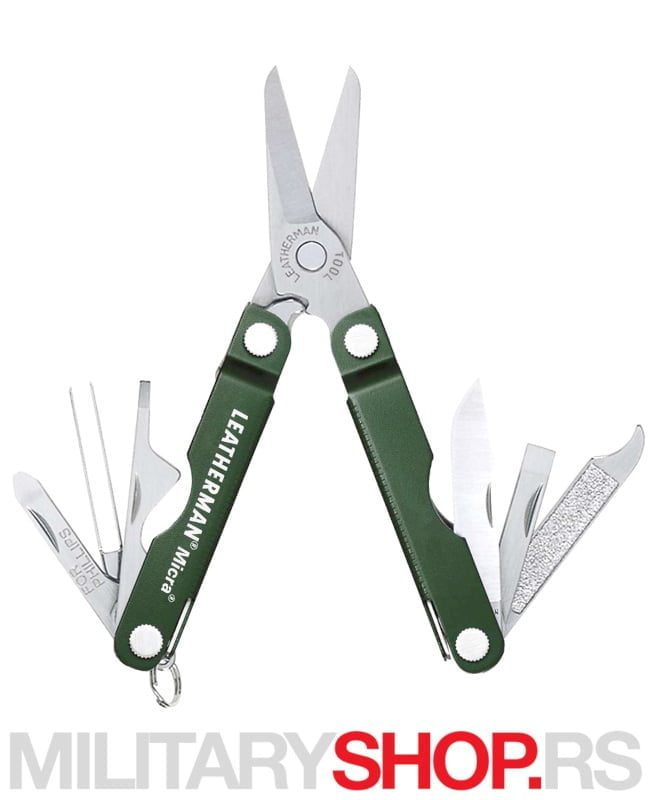 Džepni alat multi-tool Leatherman MICRA zeleni