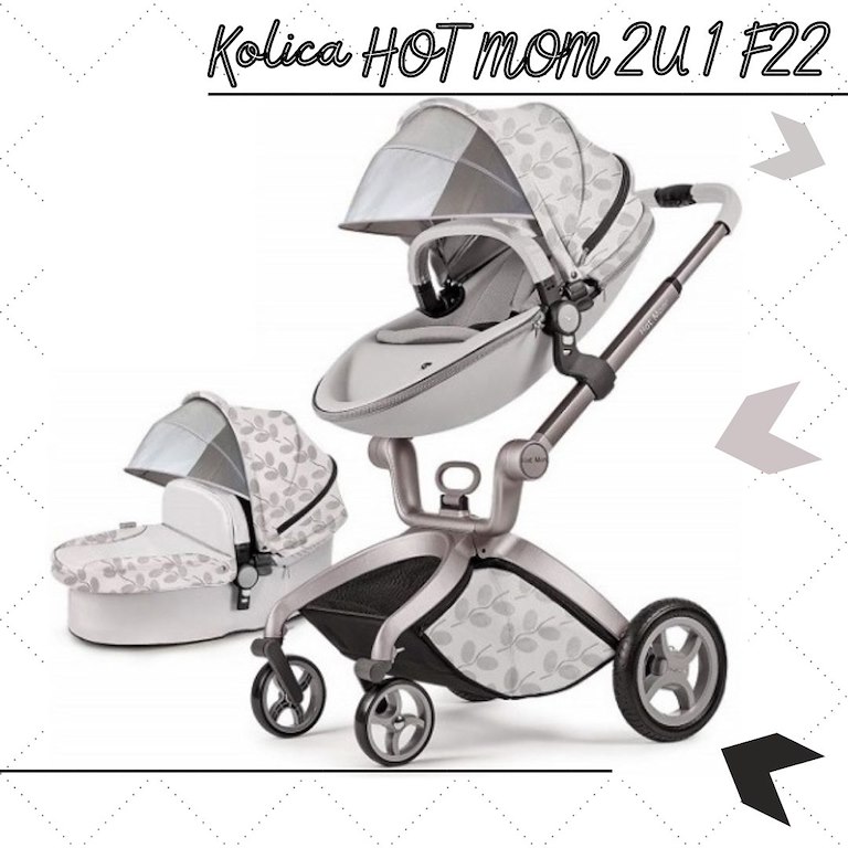 Kolica Hot Mom Leaves 2u1