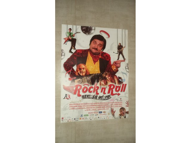 filmski plakat: ROCK N ROLL UZVRAĆA UDARAC