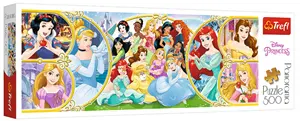 Trefl Trefl panorama puzzle 500 delova - Disney Princess (29514)