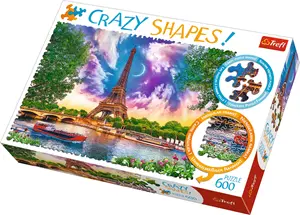 Trefl Trefl puzzle 600 delova - Crazy Shapes - Sky over Paris (11115)