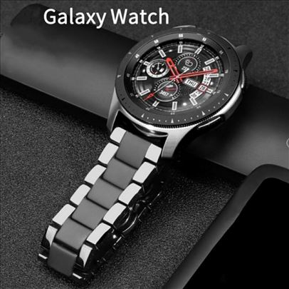 Crna metalna narukvica mat za Samsung smart watch