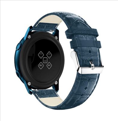 Kožna narukvica plava za Samsung smart watch