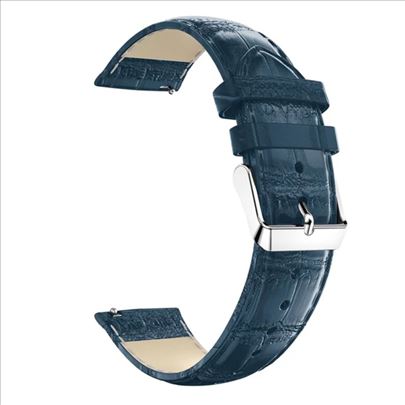 Plava kožna narukvica za Huawei smart watch