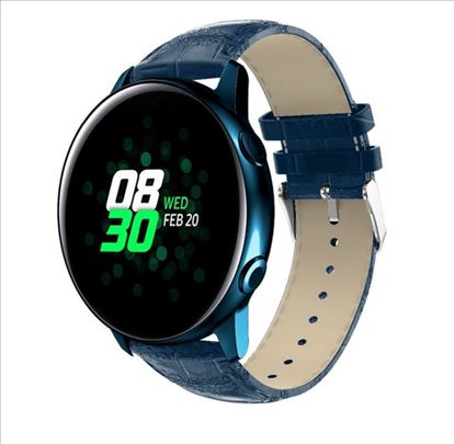 Plava kožna narukvica za Samsung smart watch