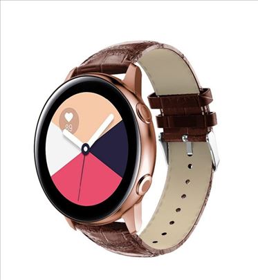 Braon kožna narukvica za Huawei smart watch