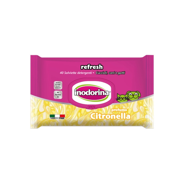 Inodorina Citronella vlažne maramice 40 kom