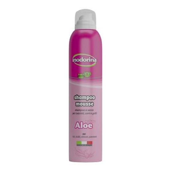 Inodorina šampon za suvo pranje Mouse Aloe 300ml