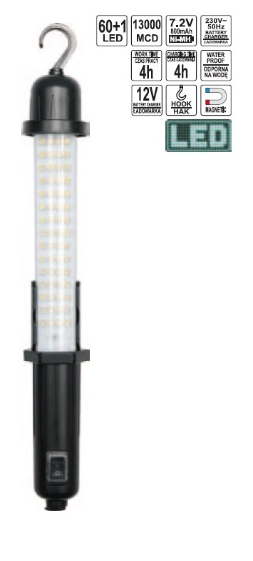 Yato led radna lampa 60+1 led (YT-0852)