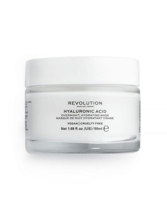 Noćna maska sa hijaluronskom kiselinom za hidrataciju lica REVOLUTION SKINCARE Hyaluronic Acid 50ml