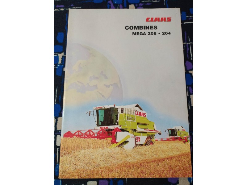 CLAAS MEGA 208 204 kombajn