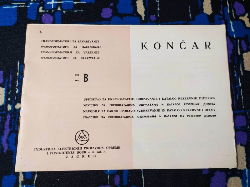 KONCAR transformatori za zavarivanje UPUTSTVO