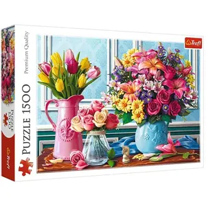 Trefl Trefl puzzle 1500 delova - 1500 pcs Flowers (26157)