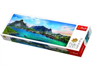 Trefl Trefl panorama puzzle 500 delova - LOFOTEN ARCHIPELAGO NORWAY (29500)