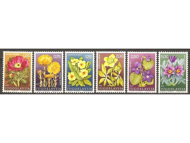 1969 - Flora komplet MNH