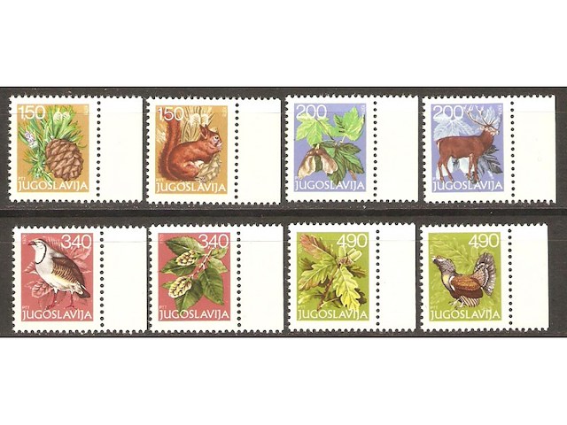 1978 - Fauna i flora MNH