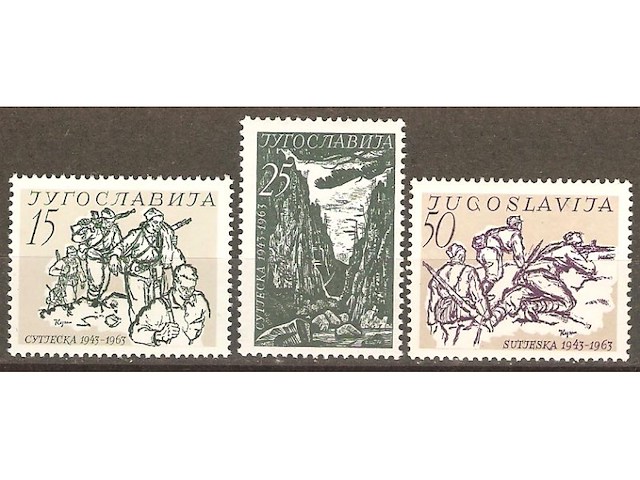 1963 - Sutjeska MNH