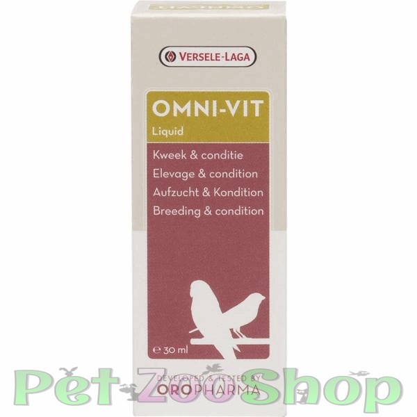 Vitamini za Ptice Oropharma Omni-Vit Liquid 30ml Versele Laga