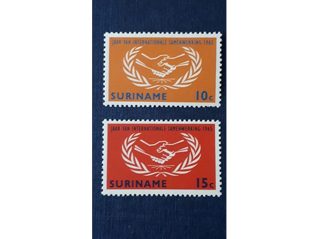 Surinam holand kolon 1965. **  Mi 460-61